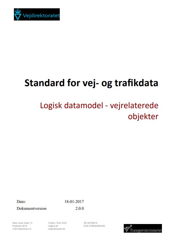 Logisk datamodel for vejrelaterede objekter