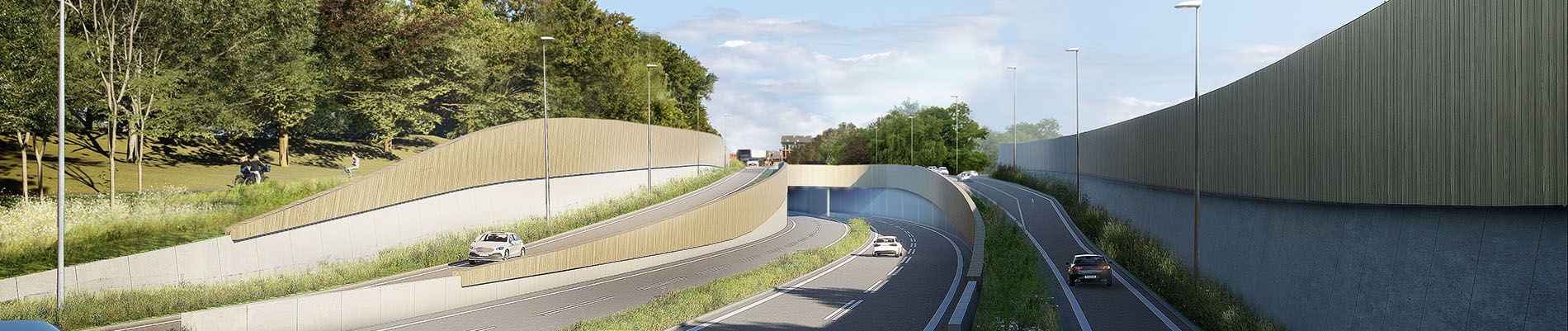 Tunnel under Marselis Boulevard | Vejdirektoratet