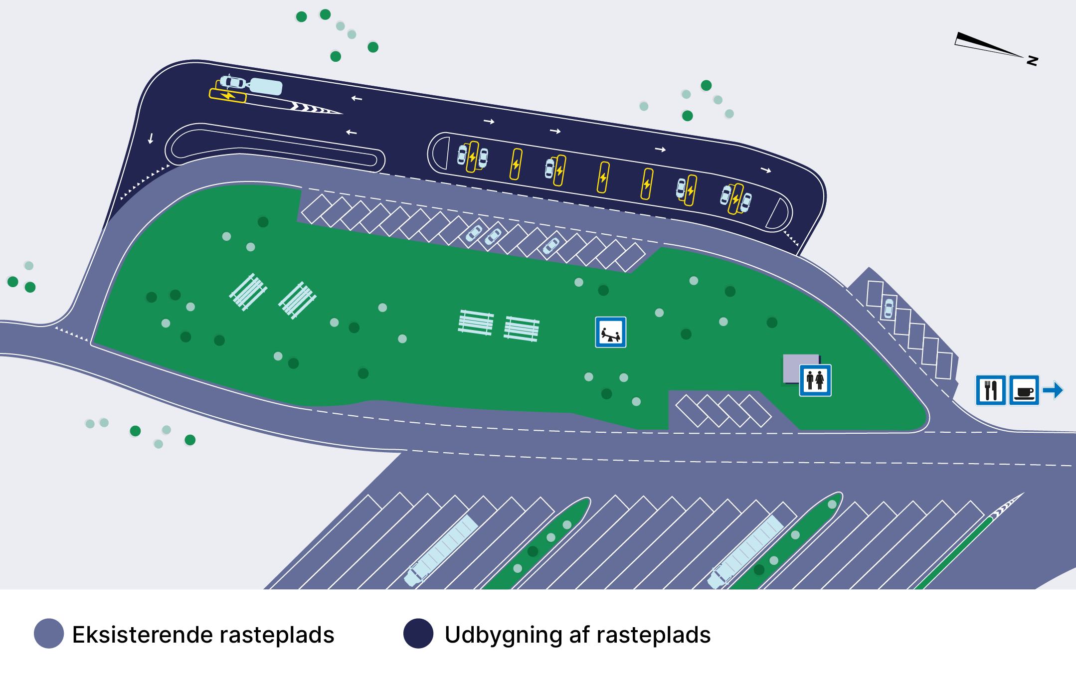 Lynladere på vej til motorvejen syd for Skanderborg | Vejdirektoratet