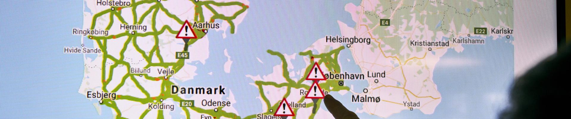 Sådan får du trafikinformation | Vejdirektoratet