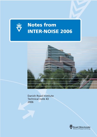 Notes from INTER-NOISE 2006