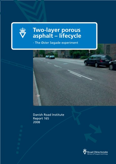 Two-layer porous asphalt - lifecycle